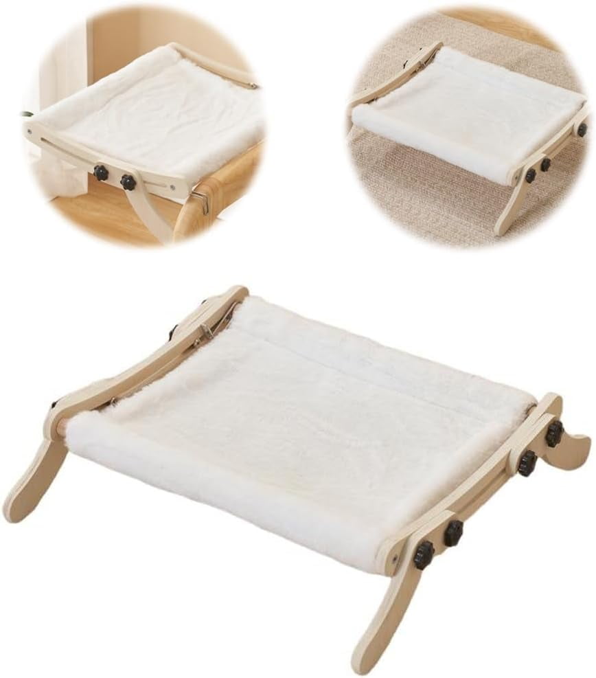 IDEALHOUSE Cat Window Sill Perch, Adjustable Sliding Clamp Hammock with ...