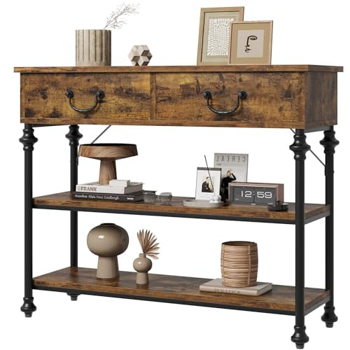 IDEALHOUSE Console Tables for Entryway, Small Entryway Table with 2 ...