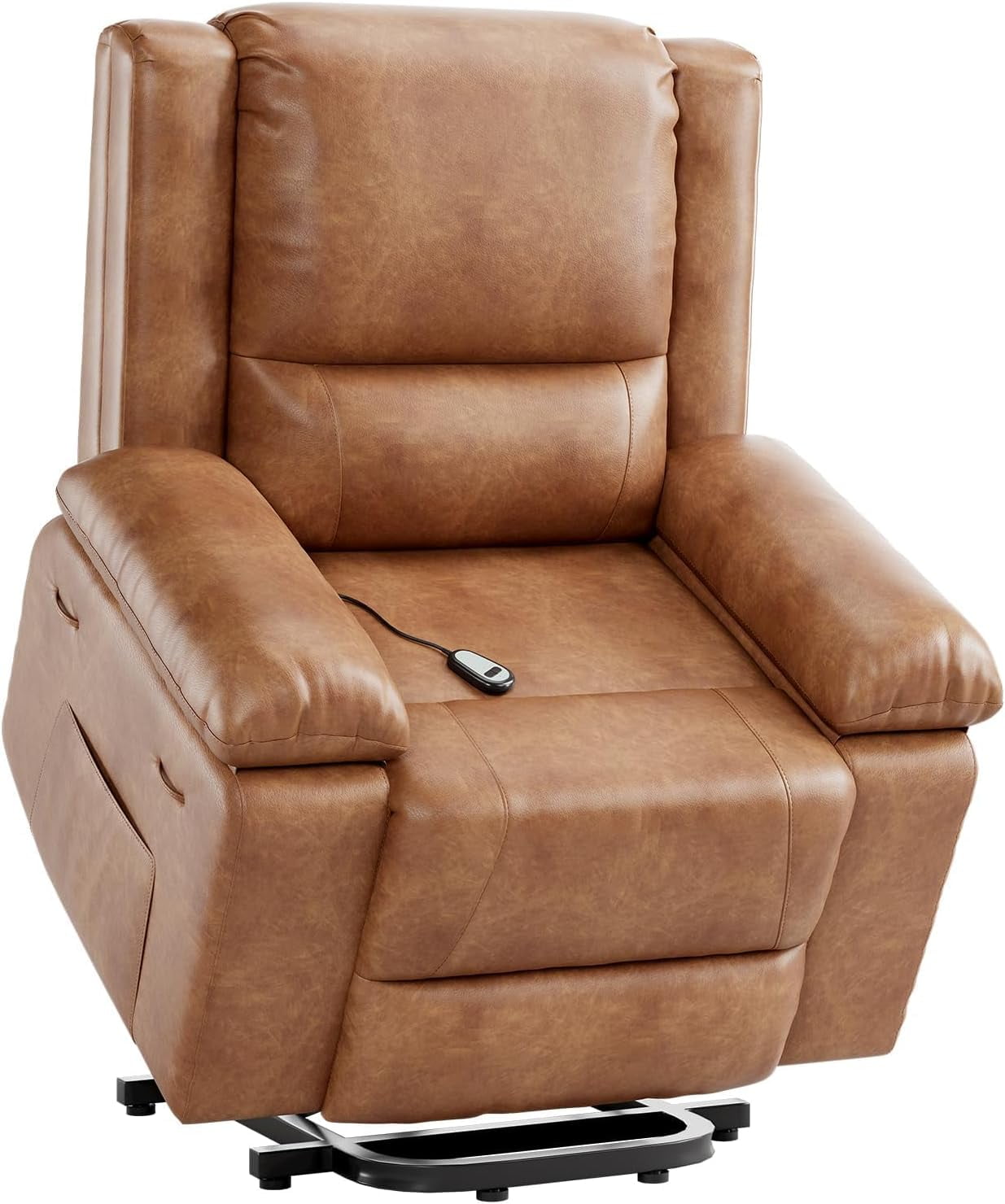 IDEALHOUSE Two-tone Retro Living Room Chair, Power Lift Recliner ...