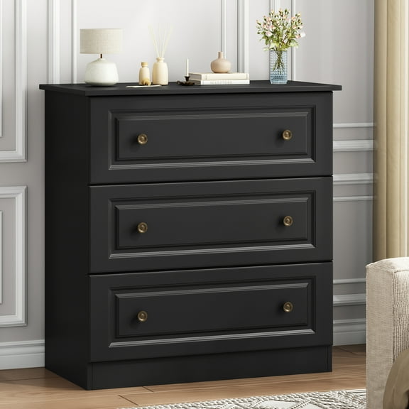 SUMELL 3-Drawer Fabric Dresser, Wheeled Chest Tower, Mobile Vertical ...