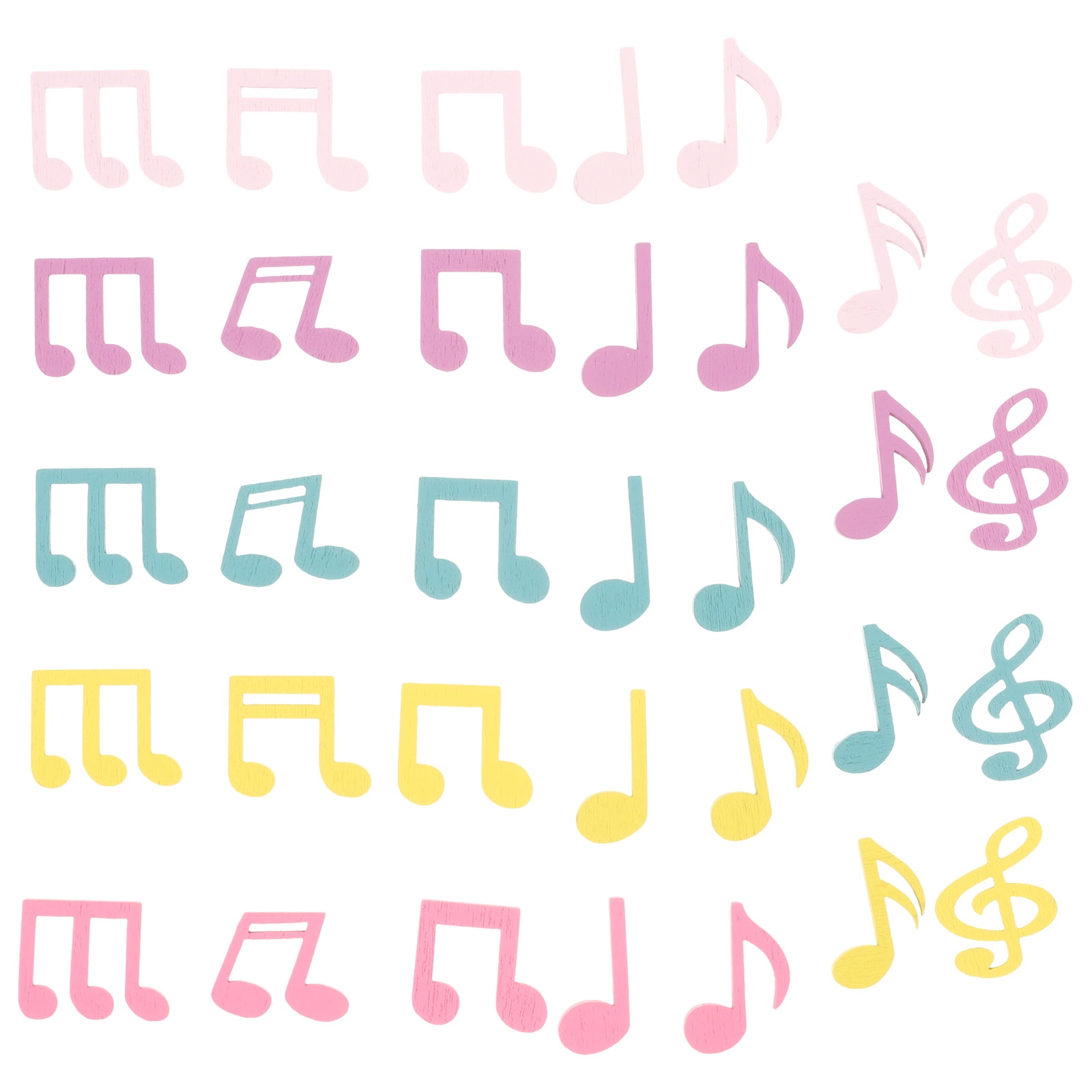 IDEANATEGRATE 1 Bag Cartoon Macaron Style Musical Note Cutout Creative ...