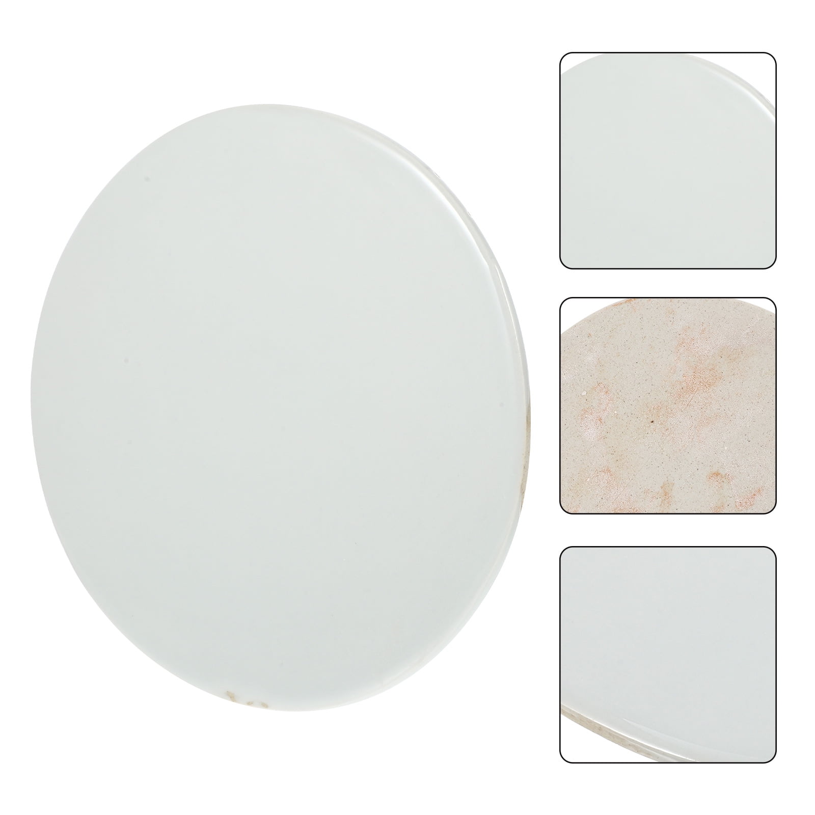IDEANATEGRATE 1 Piece Bisque Ceramics Unpainted Plate For Art Class Diy ...