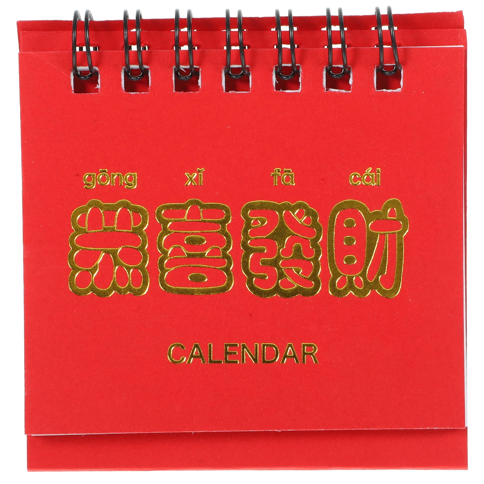 IDEANATEGRATE 1 Set Mini Desktop Planner 2024 in Red Paper with ...