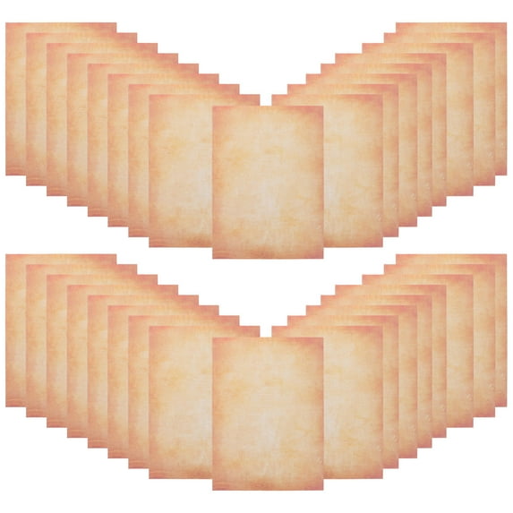 IDEANATEGRATE 100 Sheets Vintage Writing Paper Rectangular For Menus ...