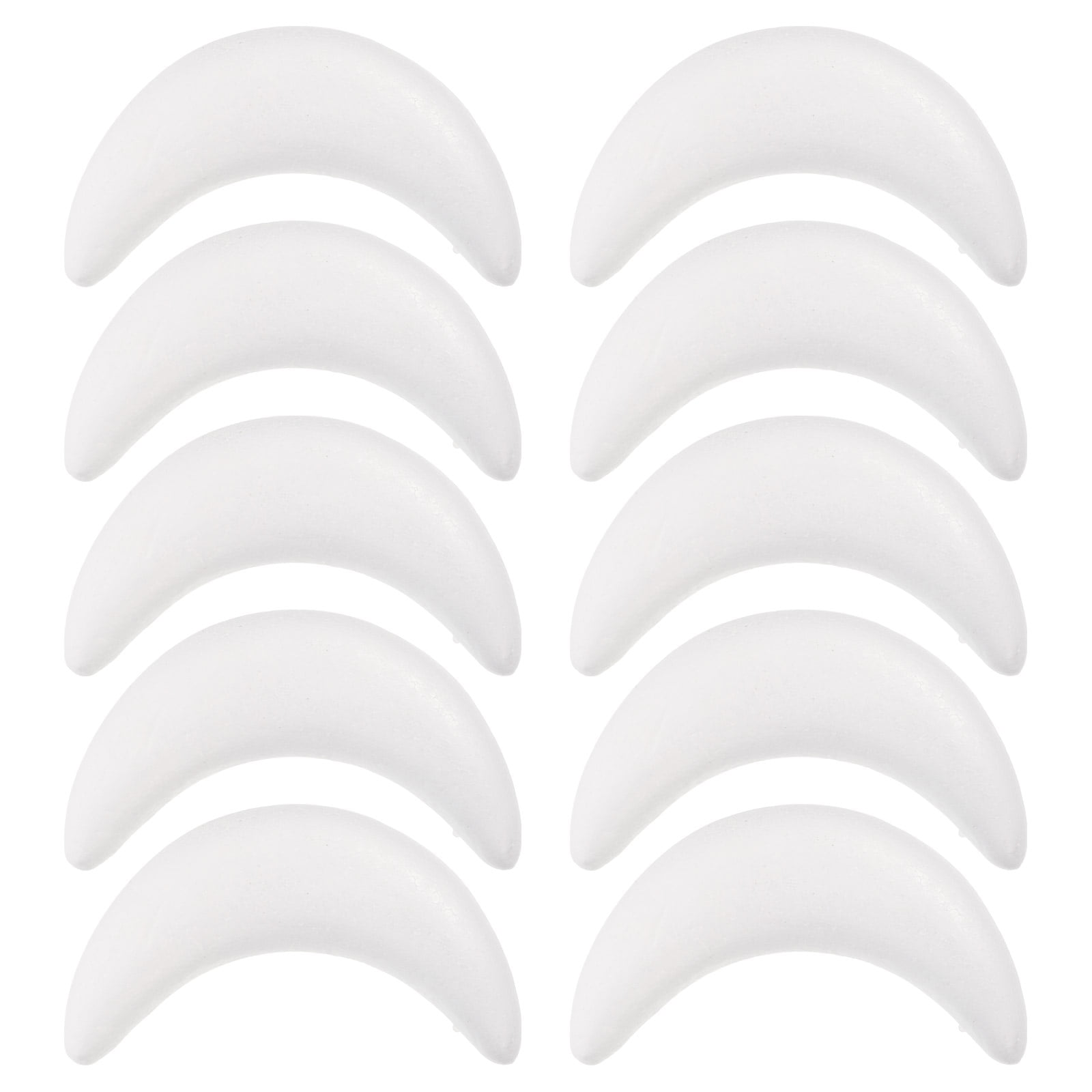 IDEANATEGRATE 10Pcs Blank Ornaments Moon Foams Craft for Kids and DIY ...