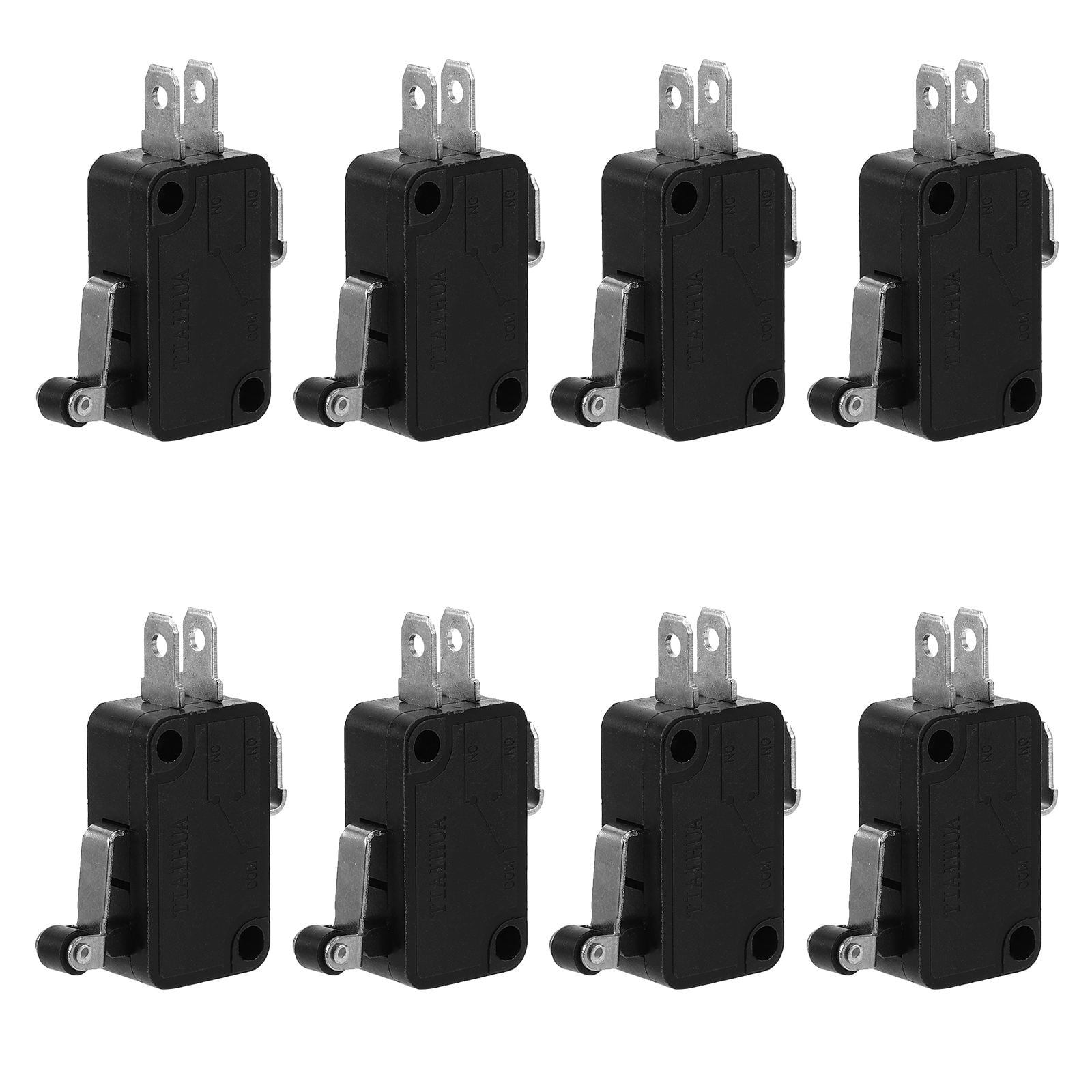 IDEANATEGRATE 10Pcs Limit Switch Snap Action Switch Roller Lever for ...
