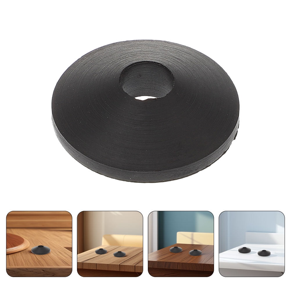 IDEANATEGRATE 12Pcs Toilet Mounting Kit with Black Tapered Rubber ...