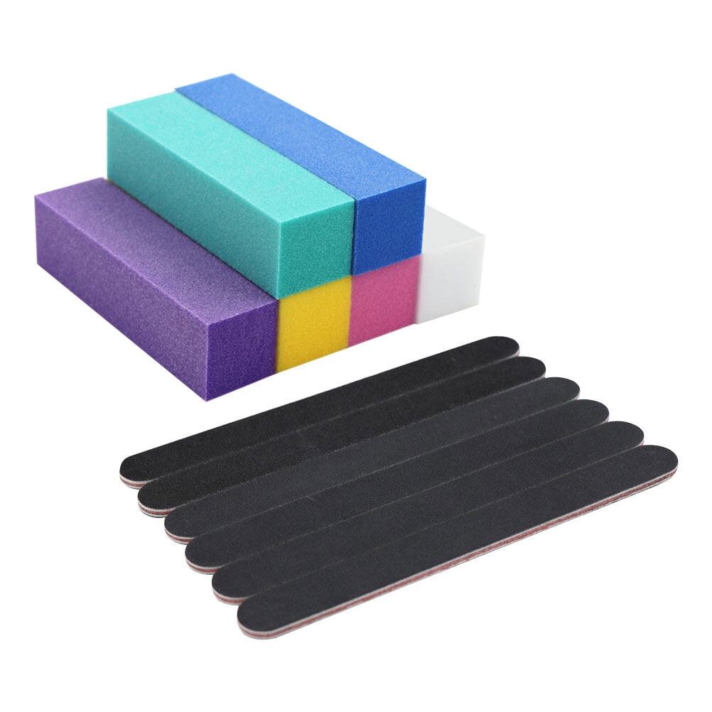 IDEANATEGRATE 13Pcs Professional Nail Buffing Block For Manicure Tools ...