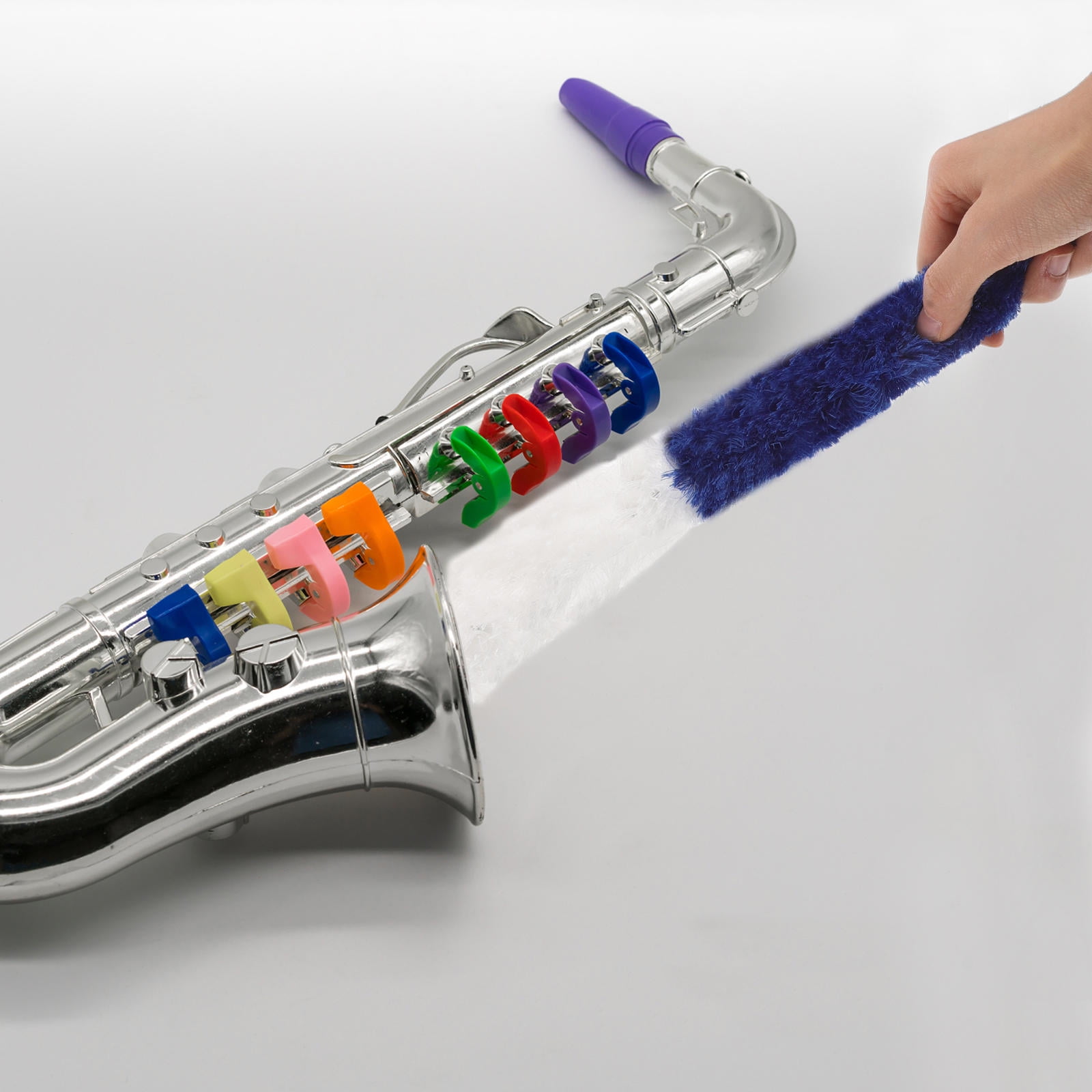 IDEANATEGRATE 1Pack Alto Sax Pad Saver Hair Plastic Material Compact ...