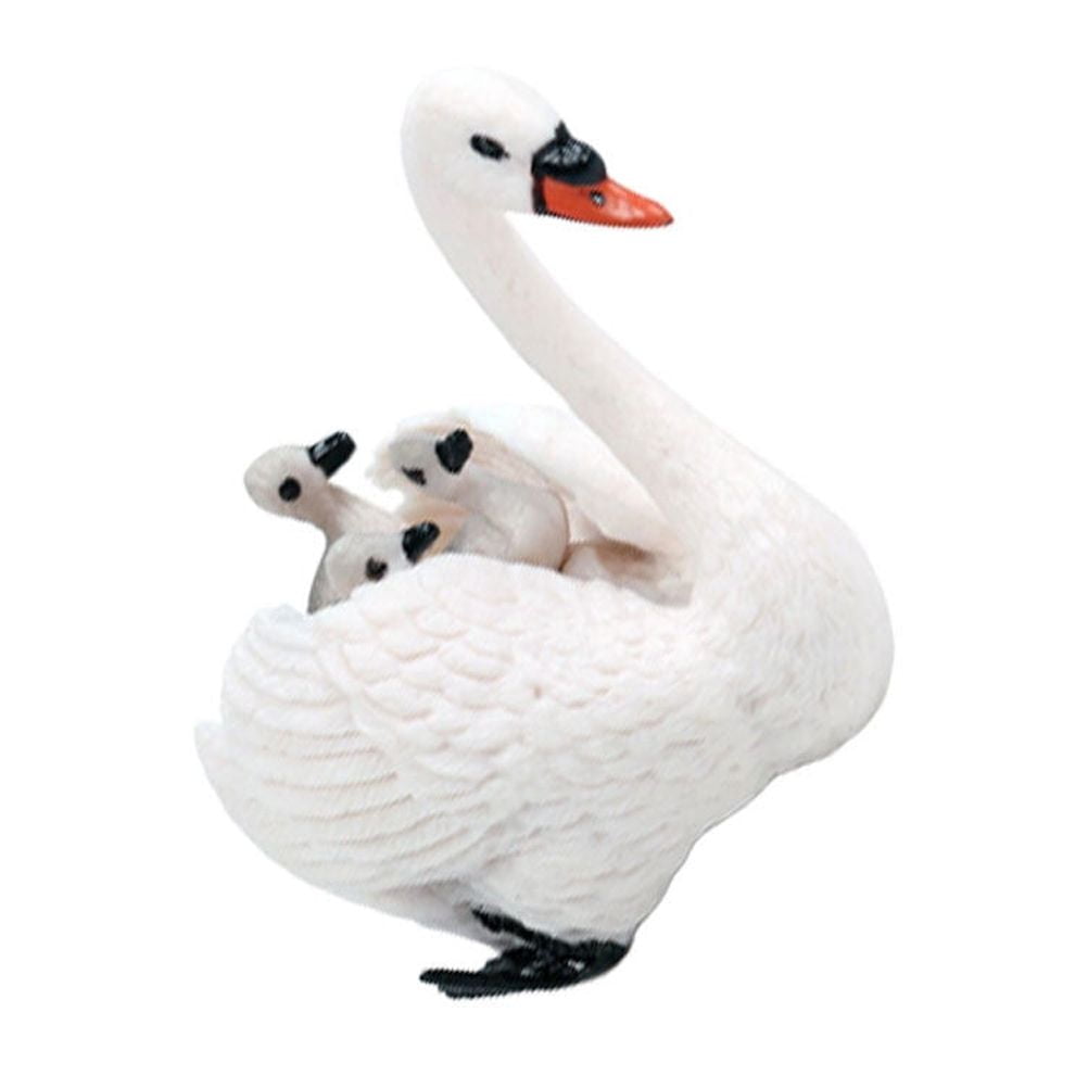 IDEANATEGRATE 1Pack Goose Statue White Model For Home And Office ...