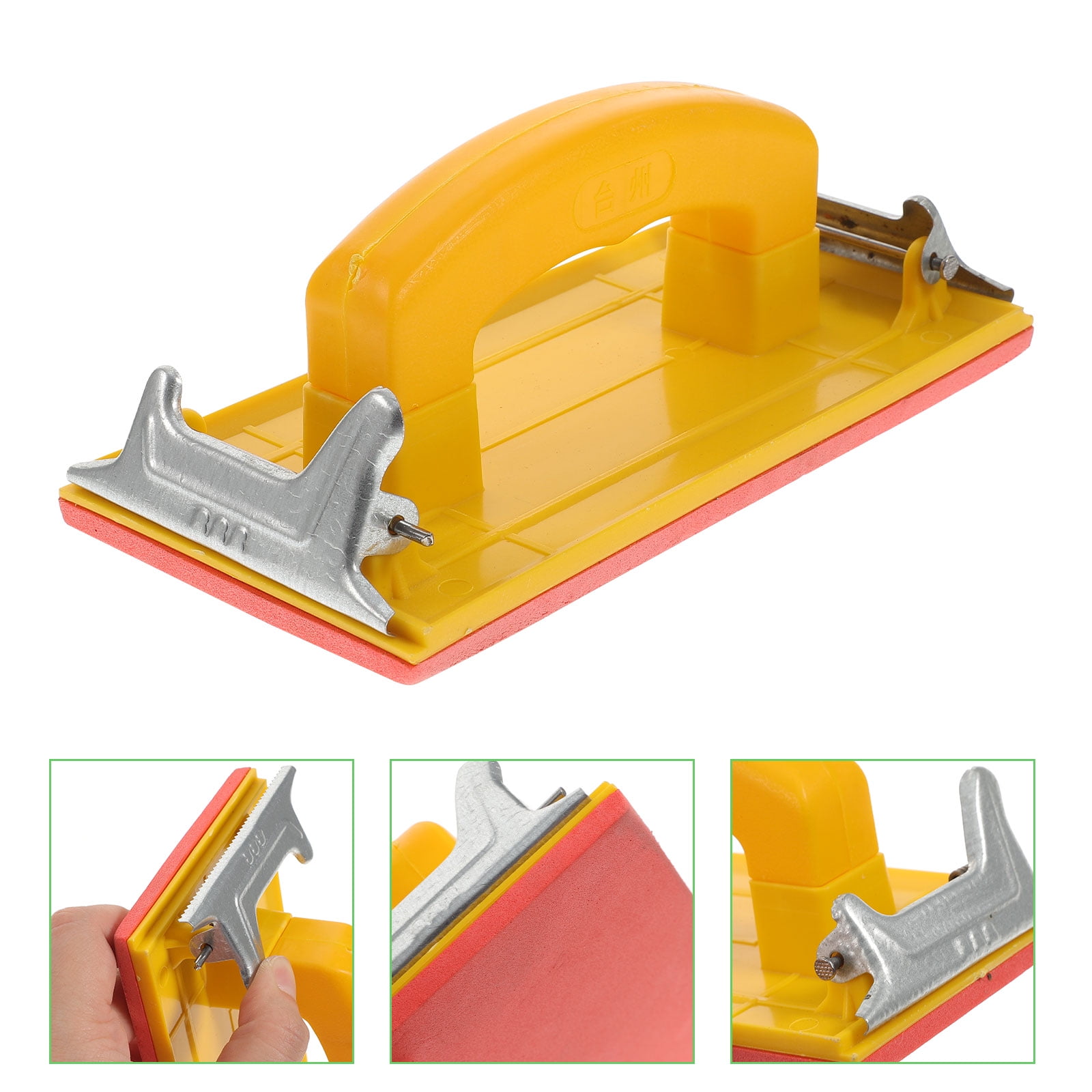 IDEANATEGRATE 1Pack Hand Grip Sandpaper Holder with Foam for Ergonomic ...