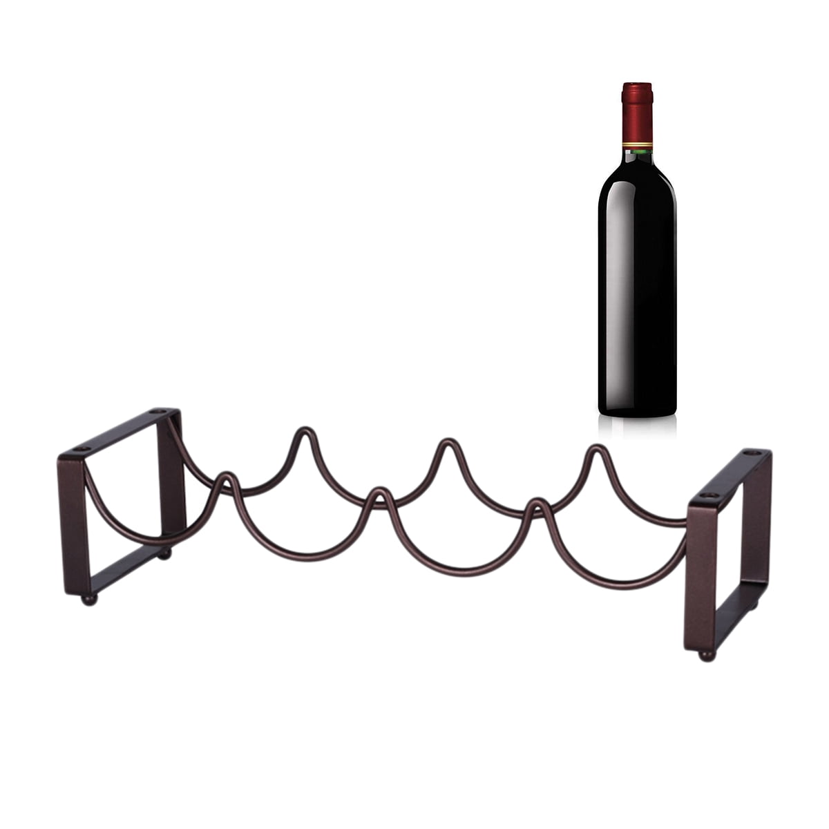 IDEANATEGRATE 1Pack Metal Display Rack Wine Rack Round Bottom Modern ...