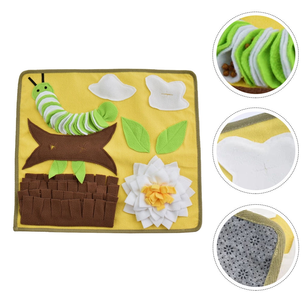 IDEANATEGRATE 1Pack Pet Sniffing Mat Pad for Dogs Rectangular Design ...