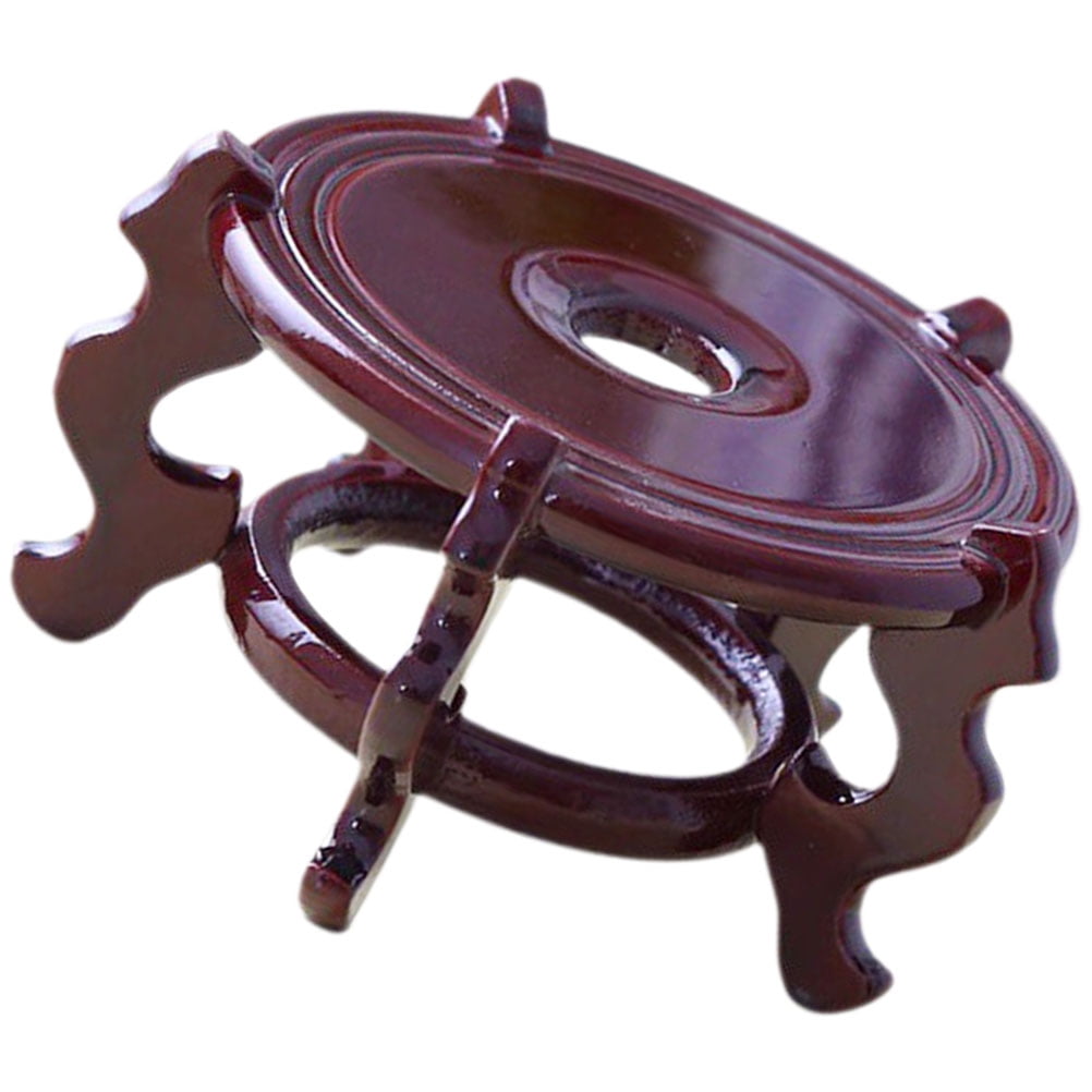 IDEANATEGRATE 1Pack Plant Stand With Pot Dark Brown 13.5X13.5X8.5in For ...