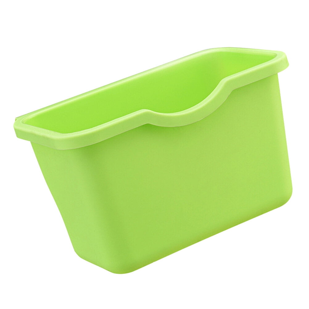 IDEANATEGRATE 1Pack Plastic Trash Can Hanging Wastebasket Rectangular ...