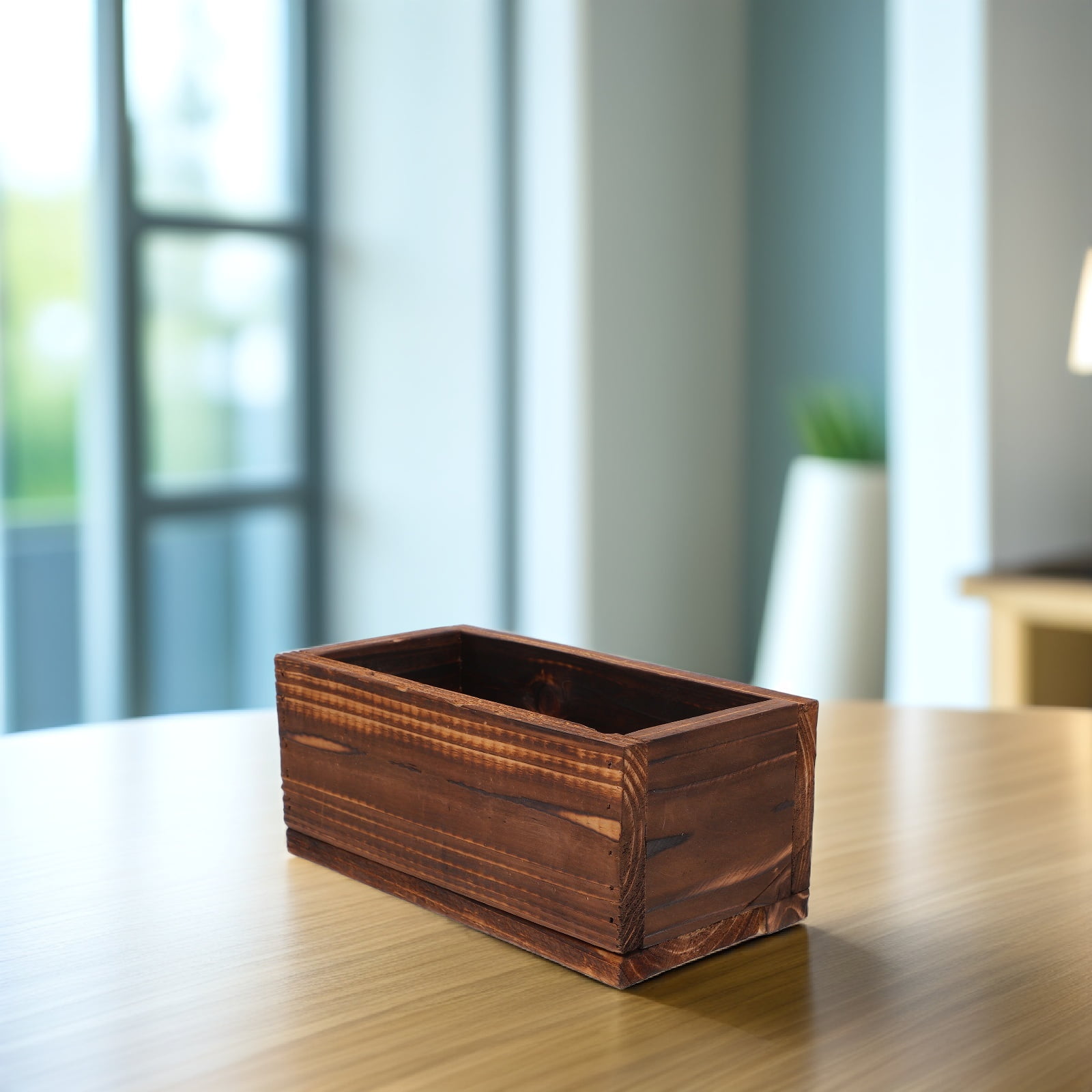 IDEANATEGRATE 1Pack Rectangular Planters 7.7X3.9X3.3in For Outdoor ...