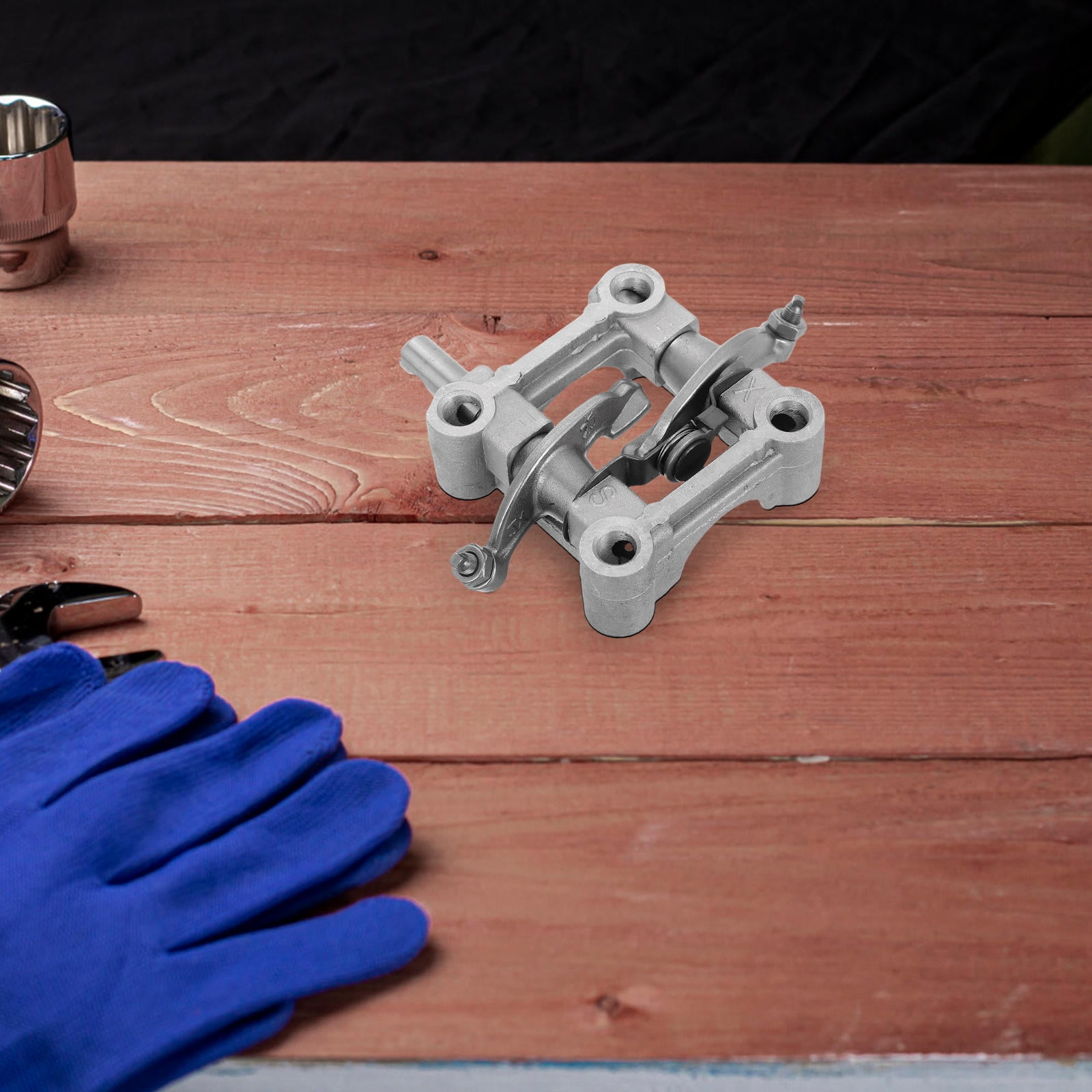 IDEANATEGRATE 1Pack Rocker Arm Camshaft Seat Metal Silver for DIY ...