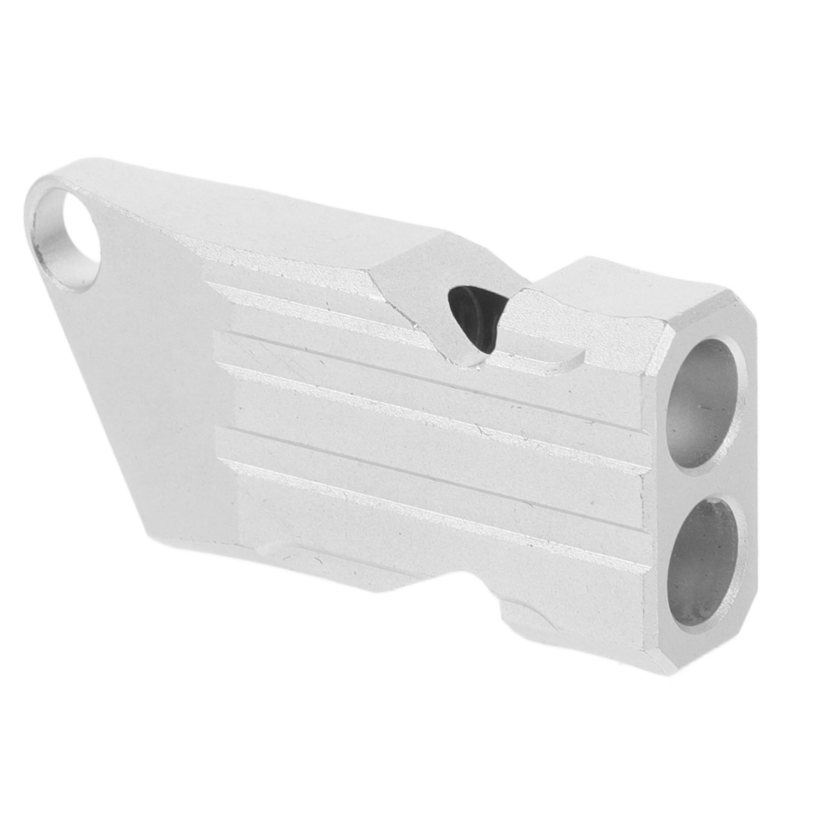 IDEANATEGRATE 1Pack Safety Whistle Silver Aluminum Alloy for Outdoor ...