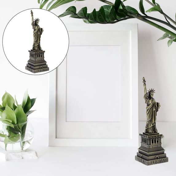 IDEANATEGRATE 1Pack Statue Liberty Alloy Miniature Statue for Holidays ...
