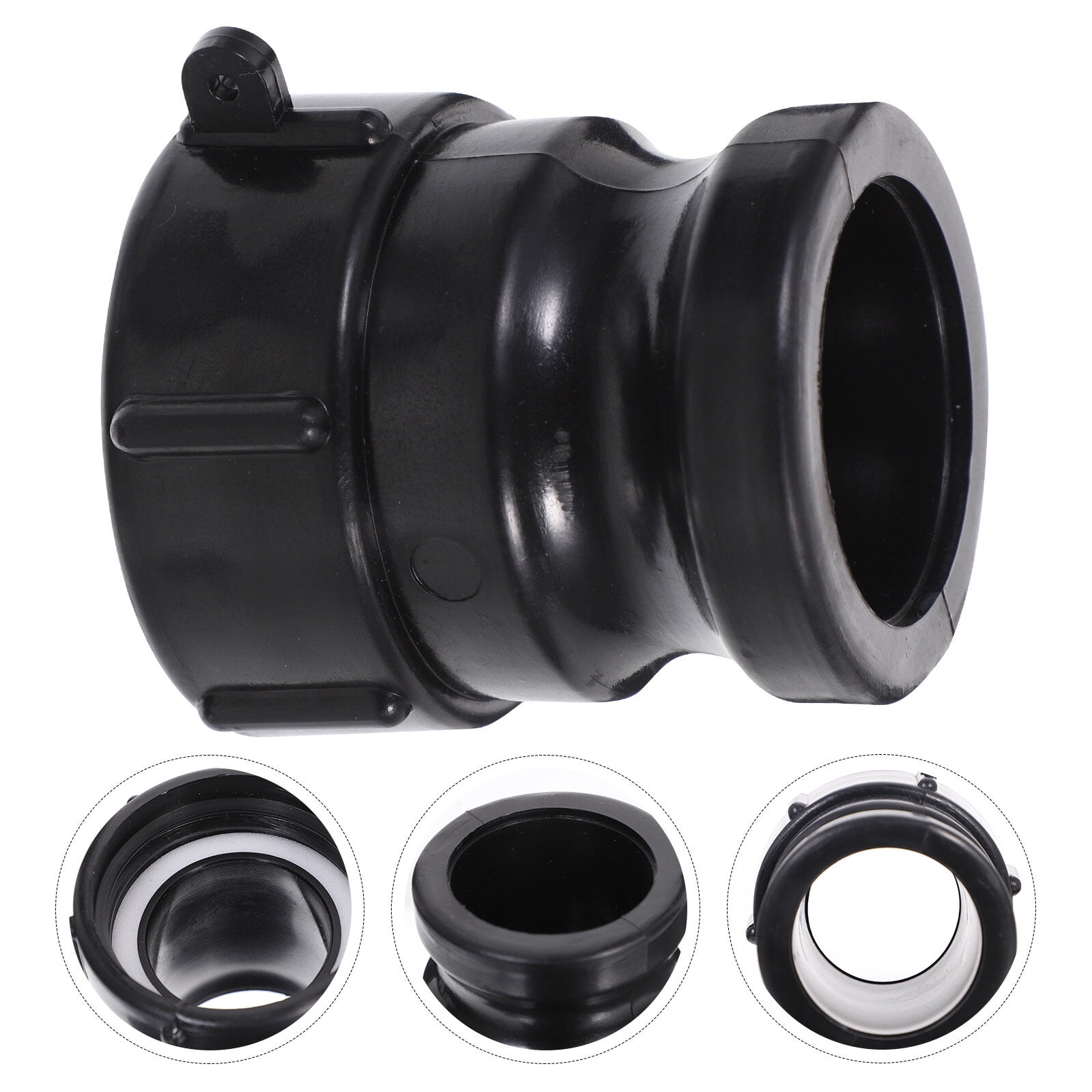 IDEANATEGRATE 1Pack Tote Fittings To Camlock Black Abs Material For Ibc ...