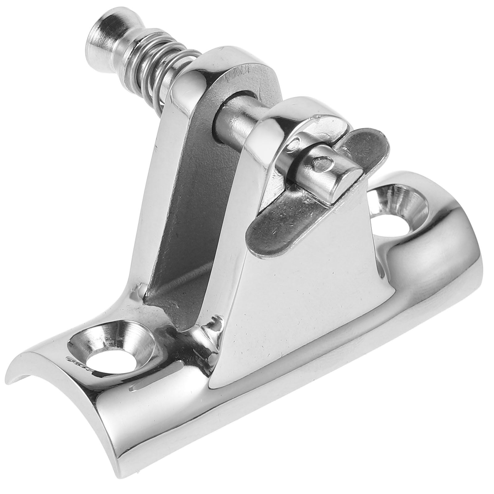 IDEANATEGRATE 1Pcs Boat Deck Hinge Silver Curved for Yacht Hardware ...