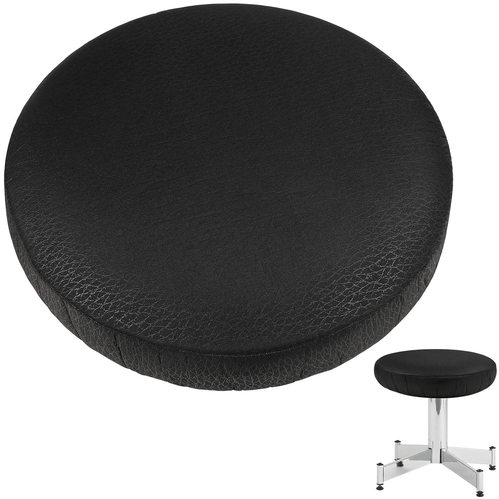 IDEANATEGRATE 1Pcs Chair Cover Round Stool Cover Cotton Polyester Fiber ...