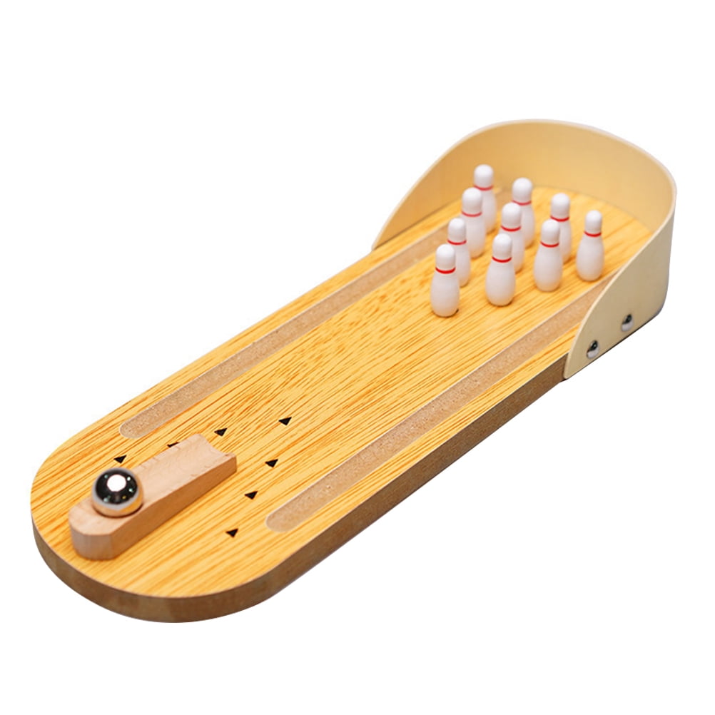 IDEANATEGRATE 1Pcs Educational Tabletop Mini Bowling Game Home Use and ...