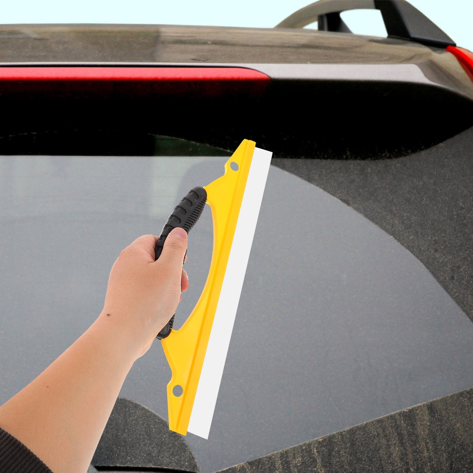 IDEANATEGRATE 1Pcs PVC PP Silicone Squeegee for Car Cleaning Outdoor ...