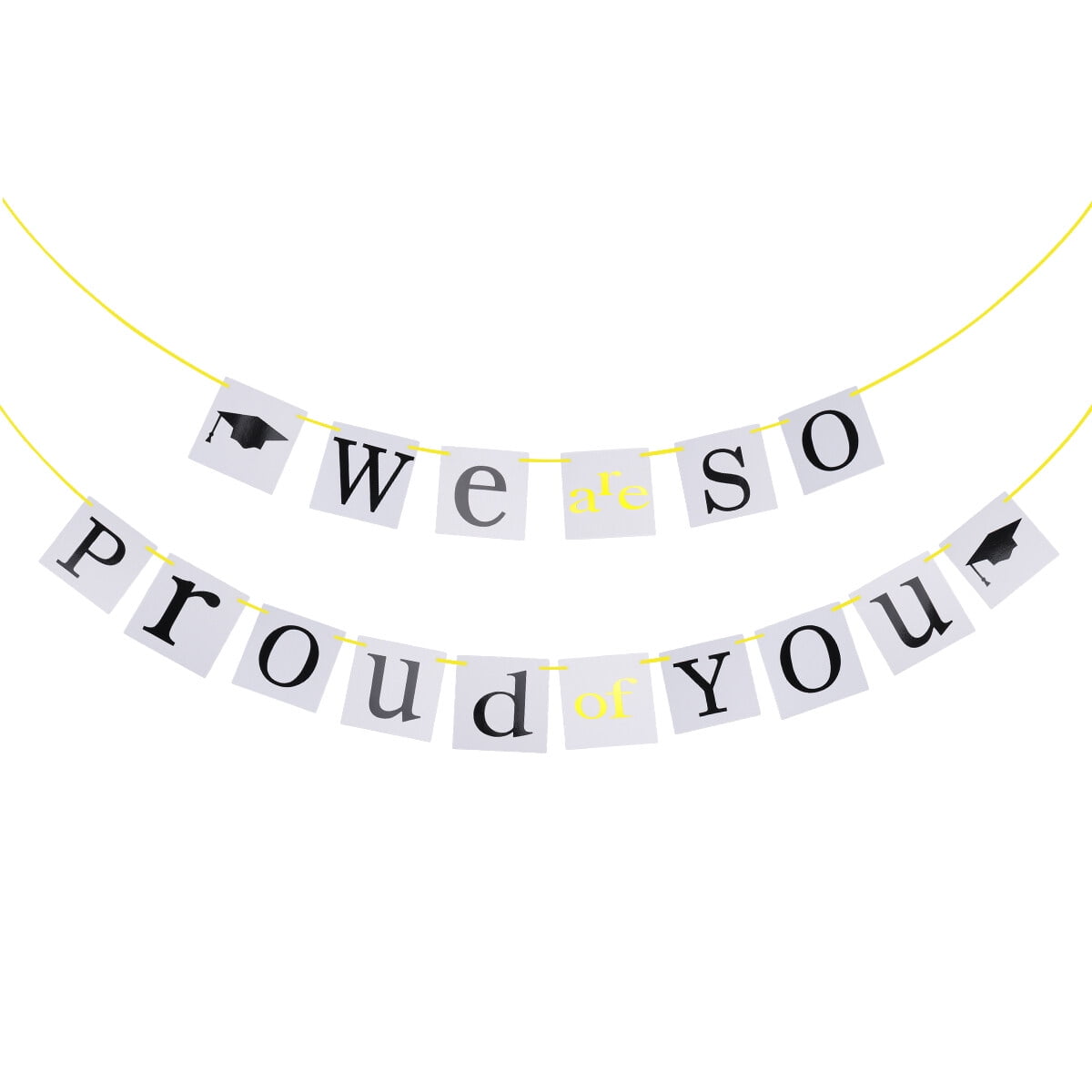 IDEANATEGRATE 1Pcs Paper Graduation Banner for Celebration Decorations ...