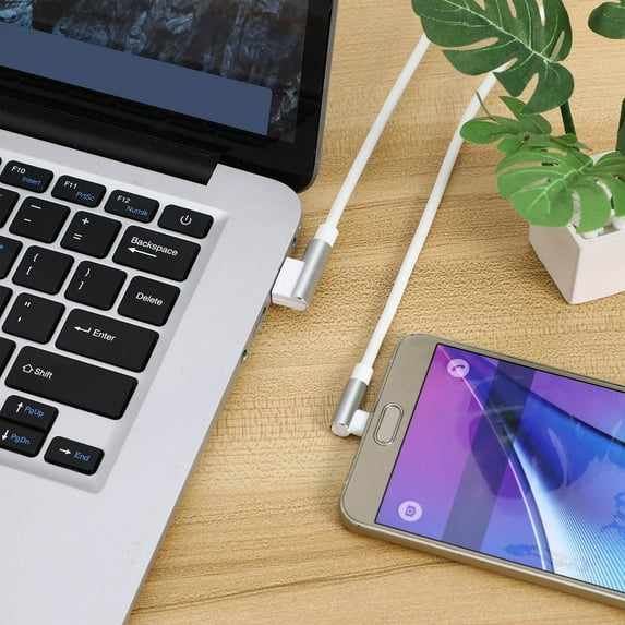 IDEANATEGRATE 1Pcs Right Angle L-type USB Micro Cable for Data Transfer ...