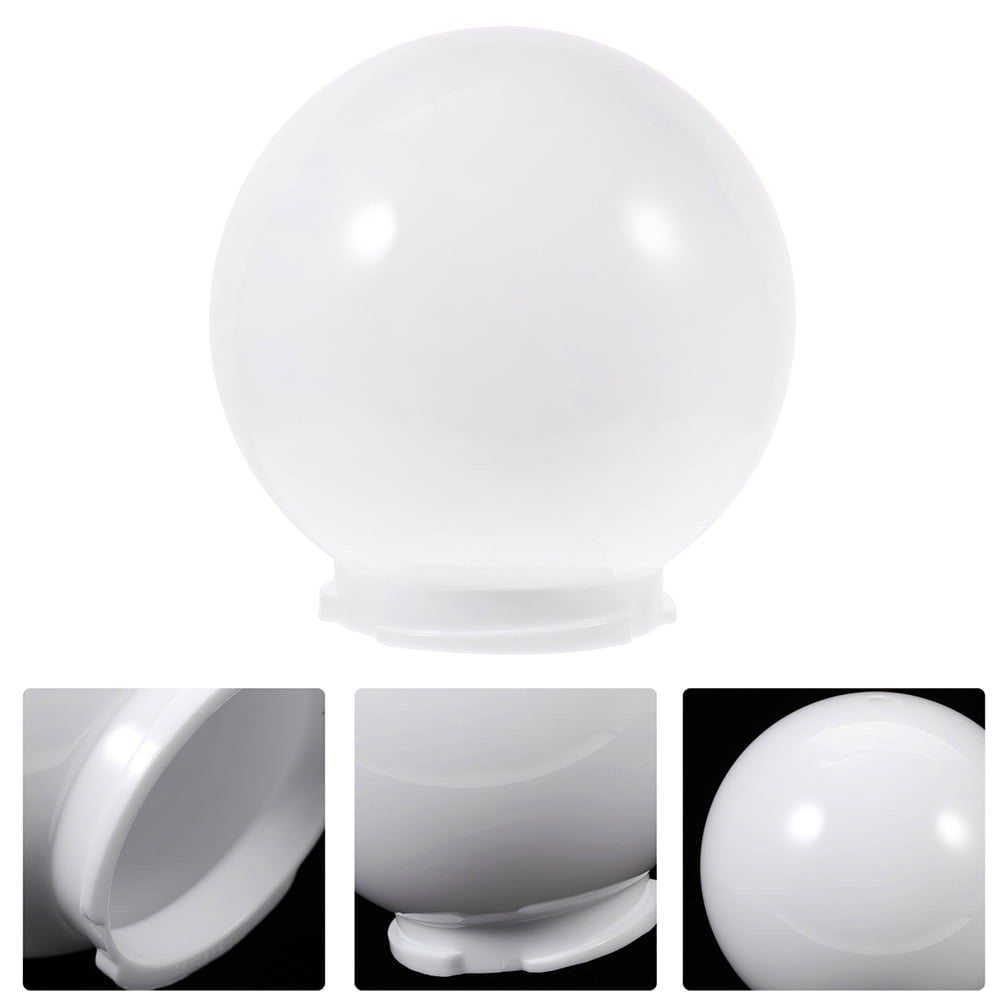 IDEANATEGRATE 1Pcs White Globe Lamp Shade for Outdoor Spherical Lamps ...
