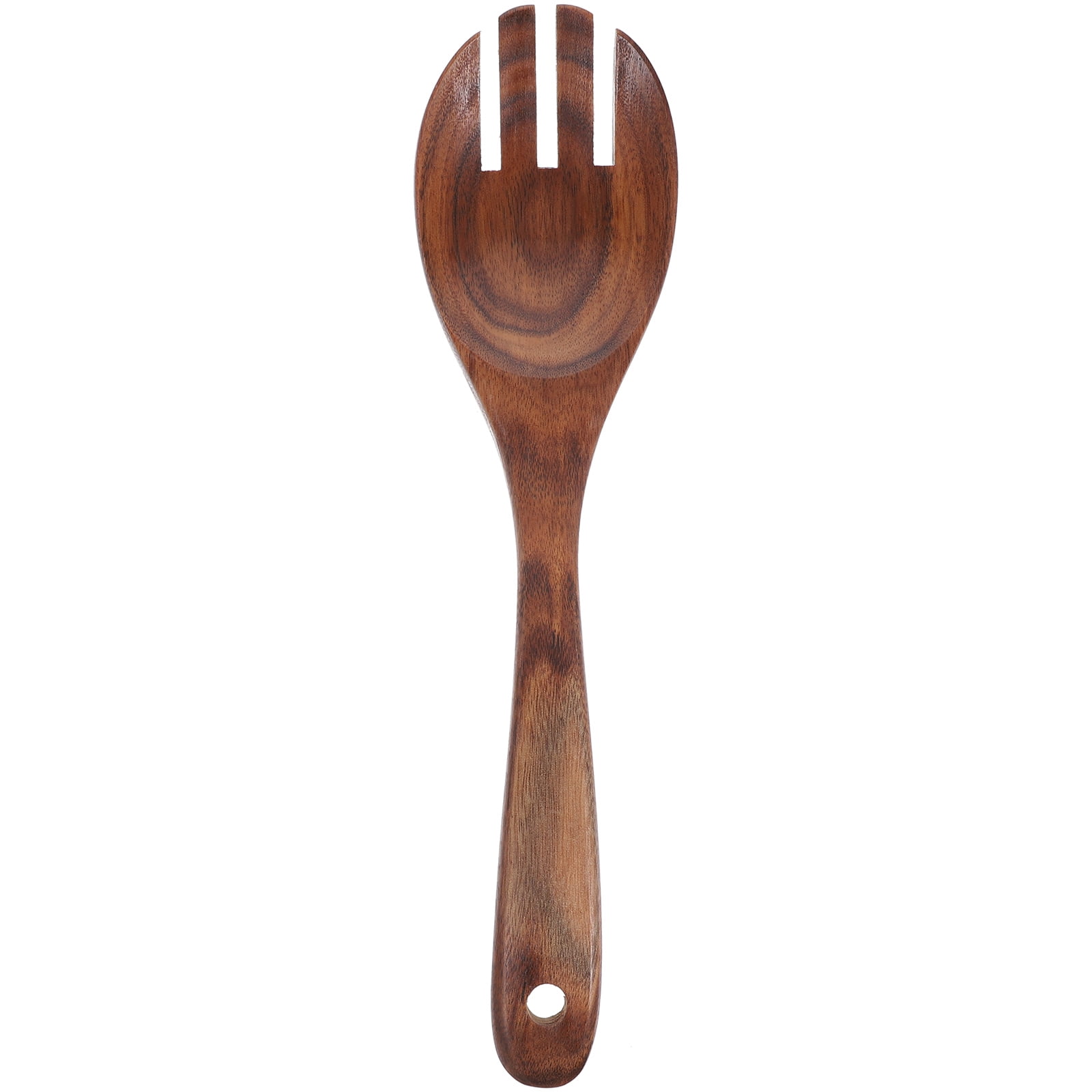 IDEANATEGRATE 1Set Acacia Wood Salad Fork Spoon Multifunctional Mixing ...