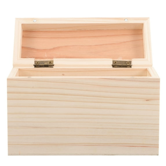 IDEANATEGRATE 1Set Beige Small Wood Boxes For Organizing Recipes And ...
