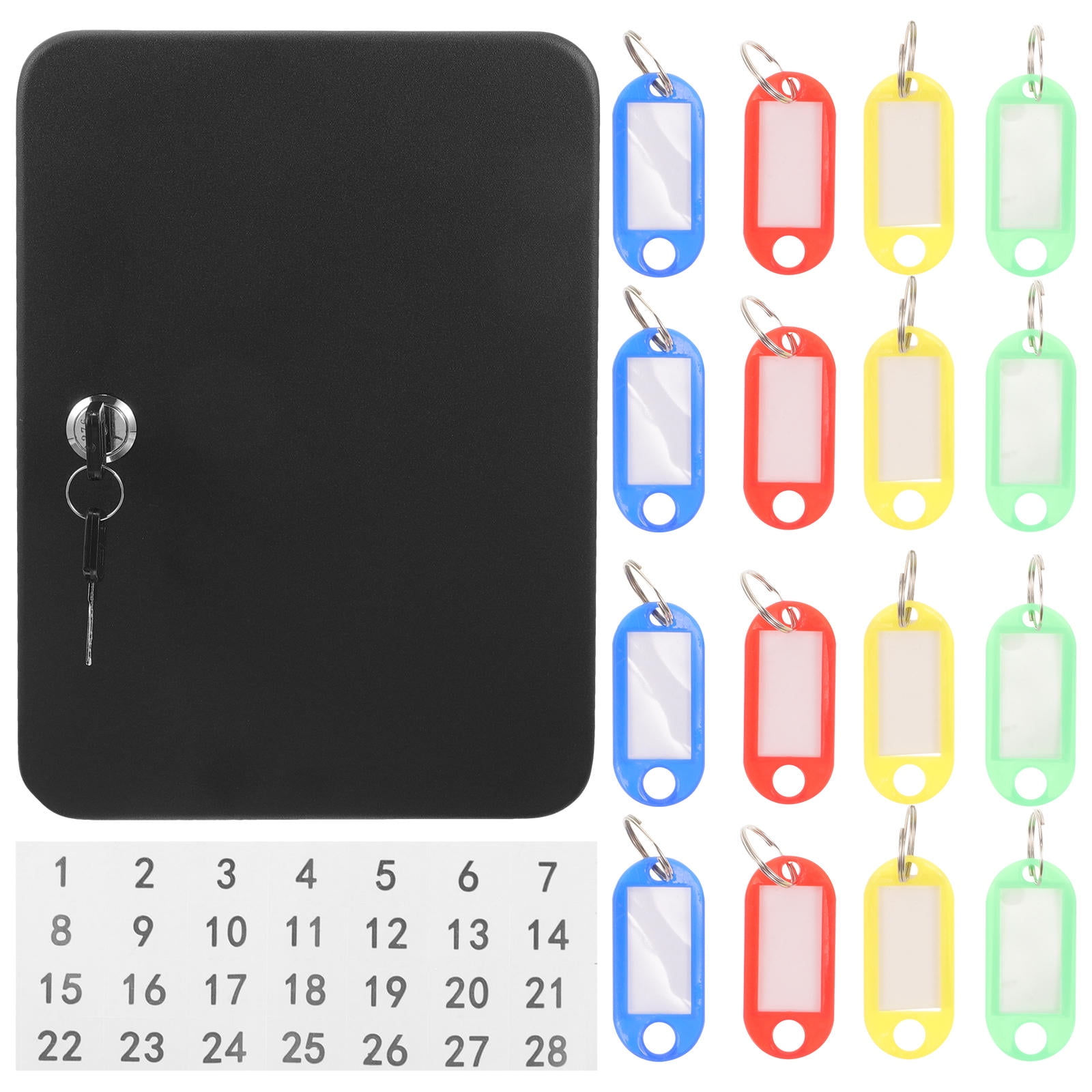 IDEANATEGRATE 1Set Black Keys Box with Wall Mount Key Lock Box for ...