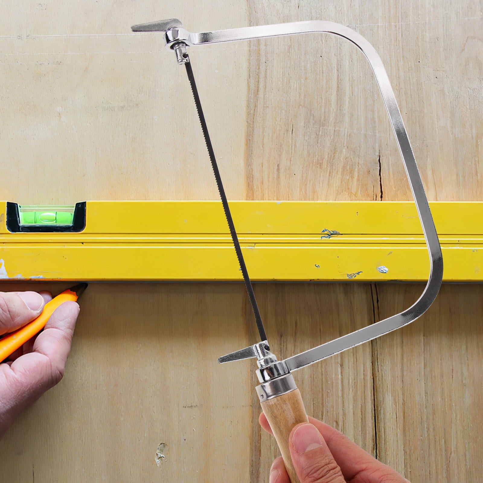 IDEANATEGRATE 1Set Black U-shaped Ergonomic Handle Coping Saw for Wood ...