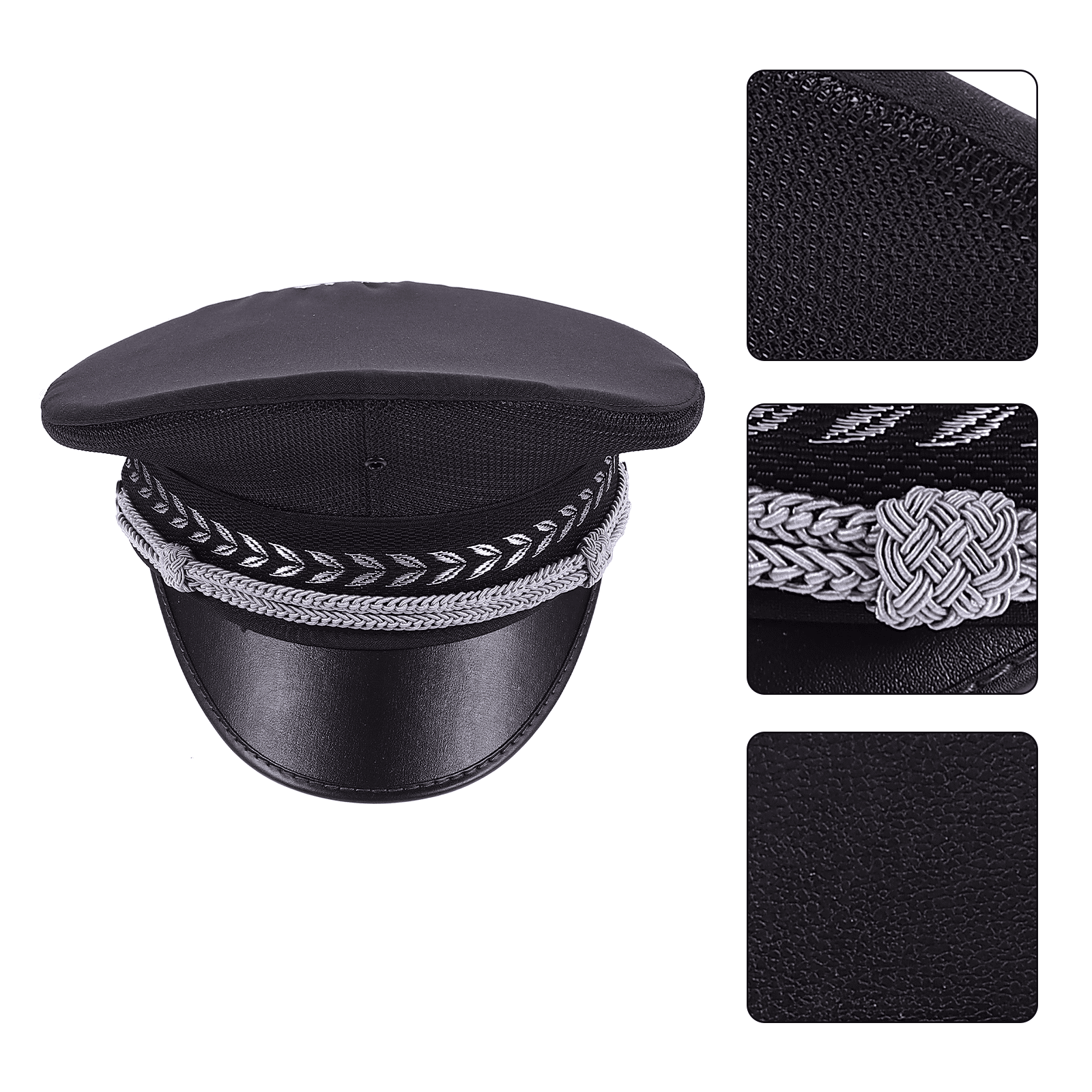 IDEANATEGRATE 1Set Cap with Round Brim Design for Men on Security Duty ...
