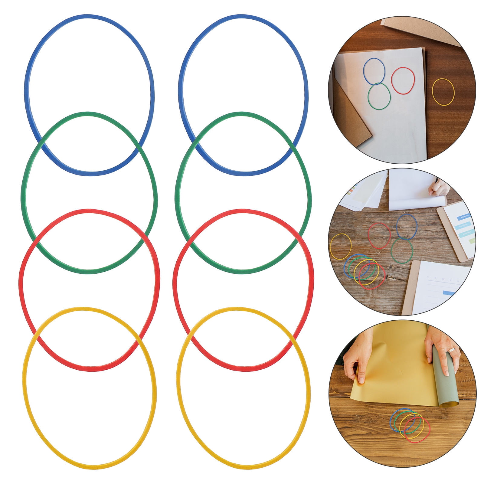 IDEANATEGRATE 1Set Cash Band Rubber Bands Assorted Color for Money ...