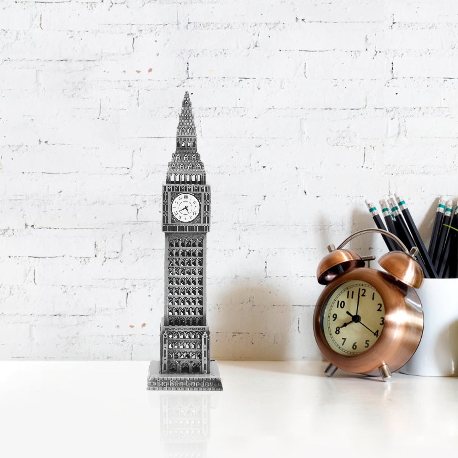 IDEANATEGRATE 1Set Metal Building Model Architecture Decor Desktop ...