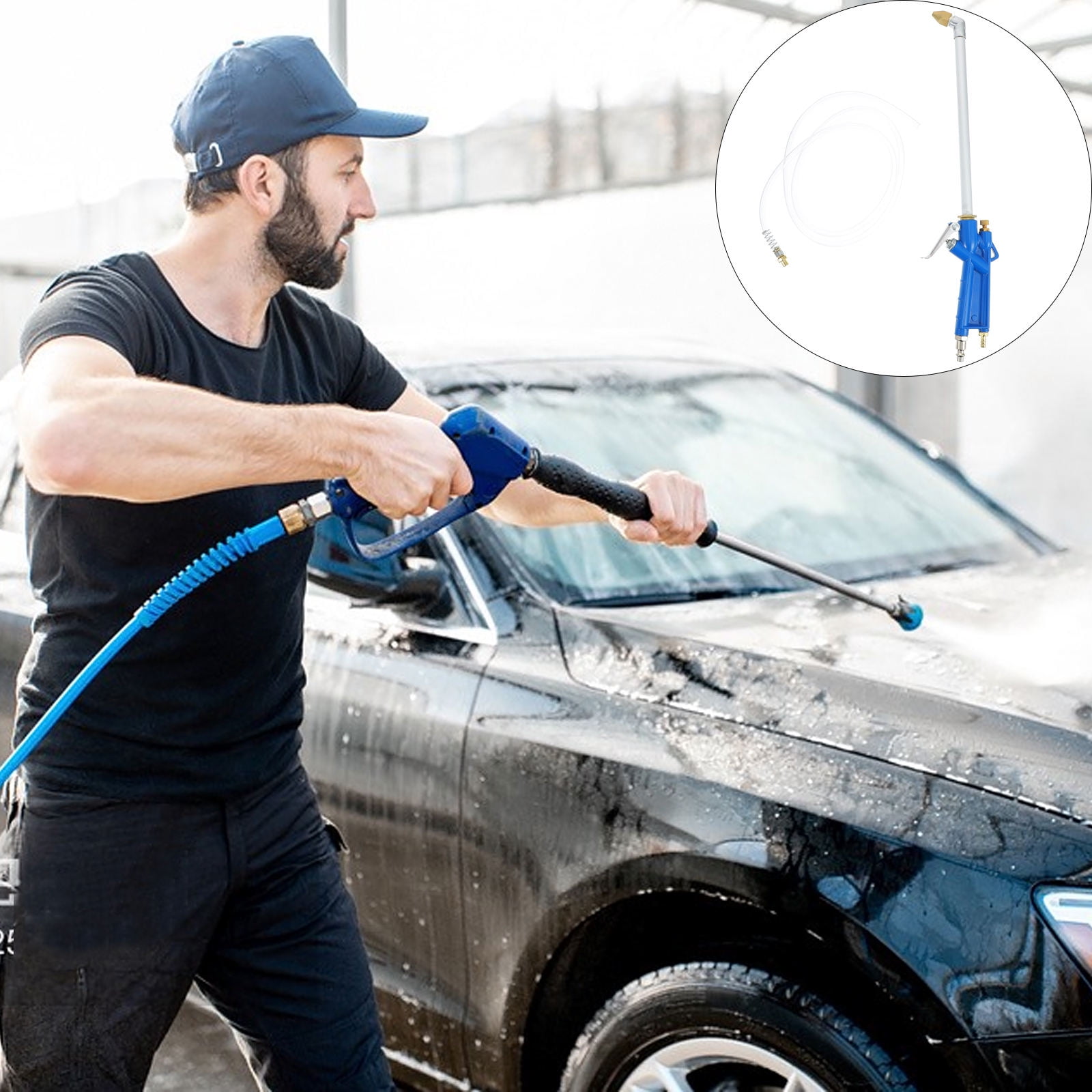 IDEANATEGRATE 1Set Pneumatic Engine Cleaning Tool Assorted Color Copper ...