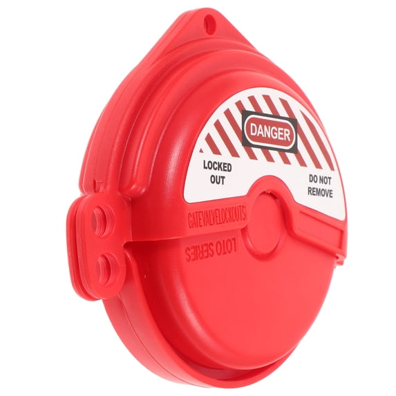 IDEANATEGRATE 1Set Red Abs Circular Disc Type Gate Valve Lock For ...