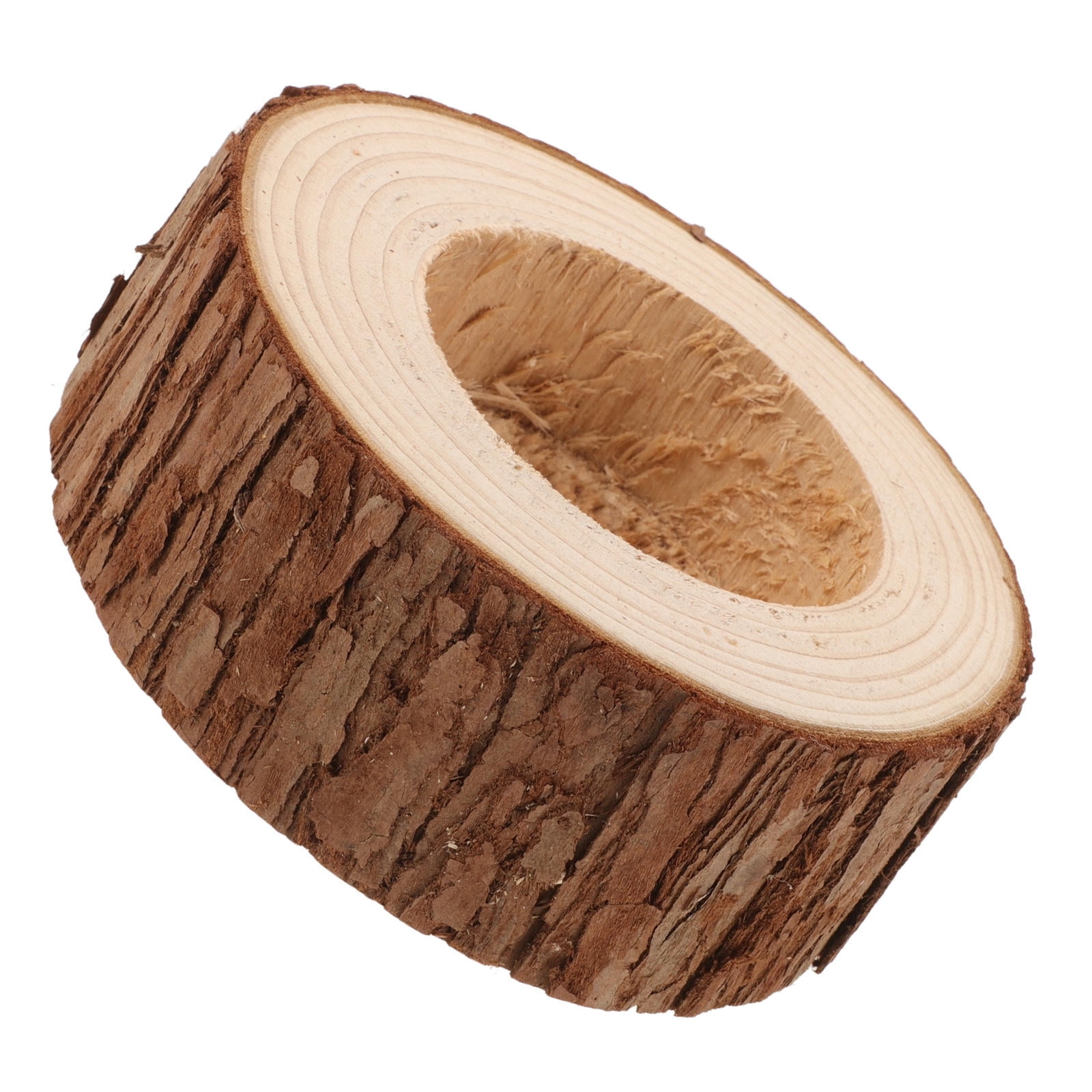 IDEANATEGRATE 1Set Round Music Box Base Coffee Color Wooden Diy Project ...