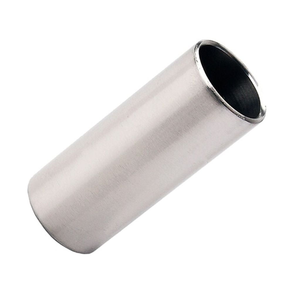 IDEANATEGRATE 1Set Stainless Steel Guitar Slide Cylindrical Finger ...