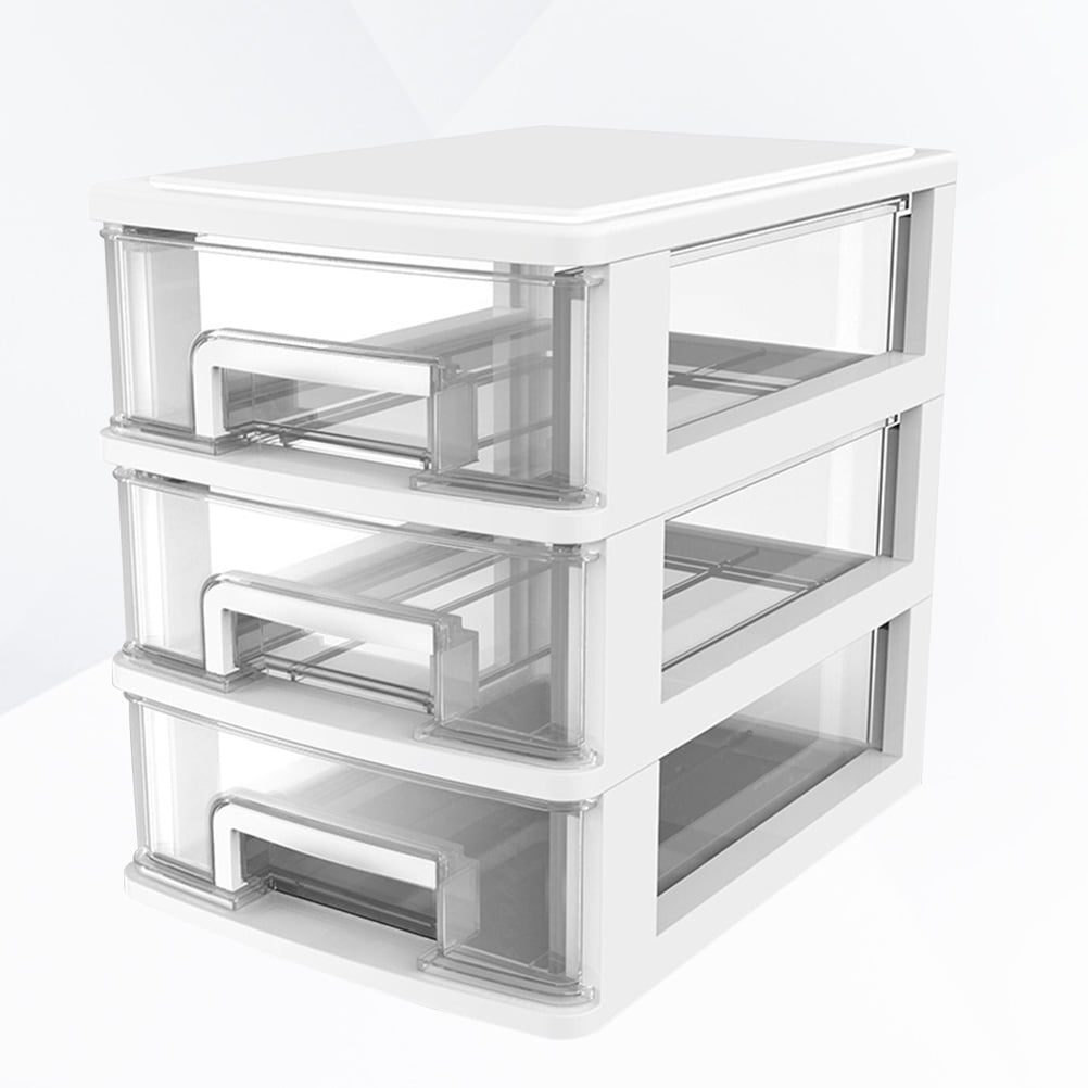 IDEANATEGRATE 1Set Three Layer Storage Cabinet For Office Desk ...