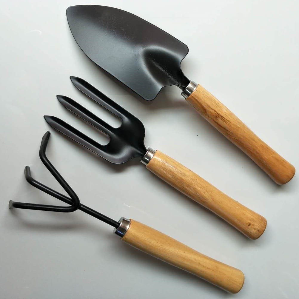 IDEANATEGRATE 1Set Three-Prong Rake for Gardening Hand Trowel and Rake ...