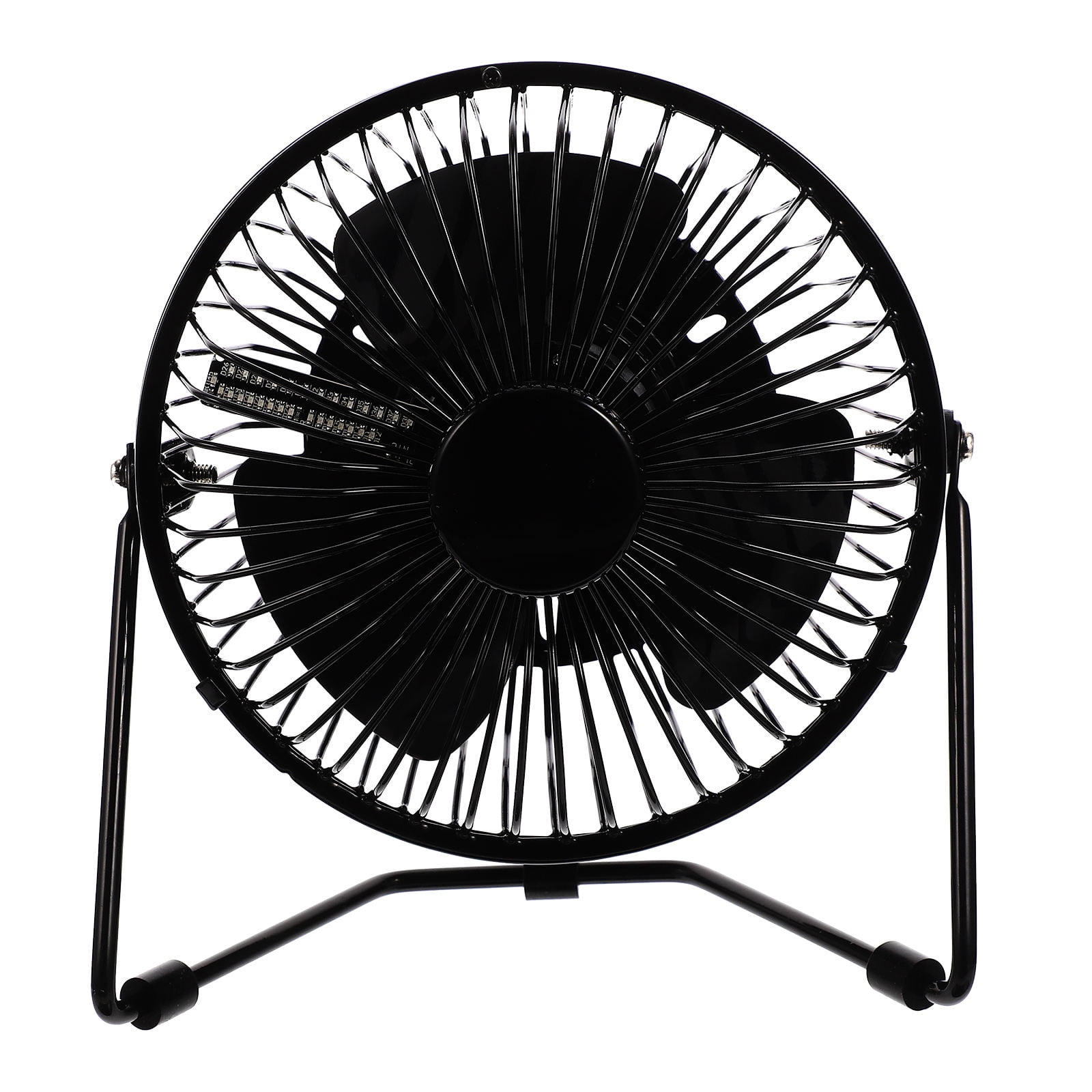 IDEANATEGRATE 1Set Usb Desktop Clock Fan Mini Metal Construction for ...