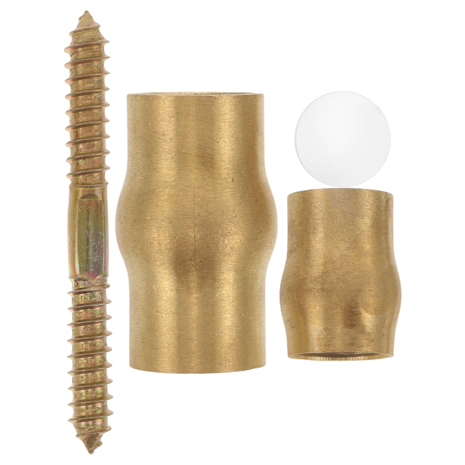 IDEANATEGRATE 1Set Walking Stick Ferrule Kit Golden Brass Enhanced ...