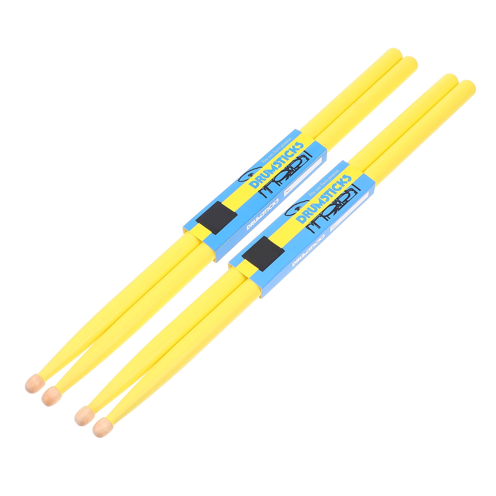 IDEANATEGRATE 2 Pairs Comfortable Grip Maple Wood Drum Mallets for ...