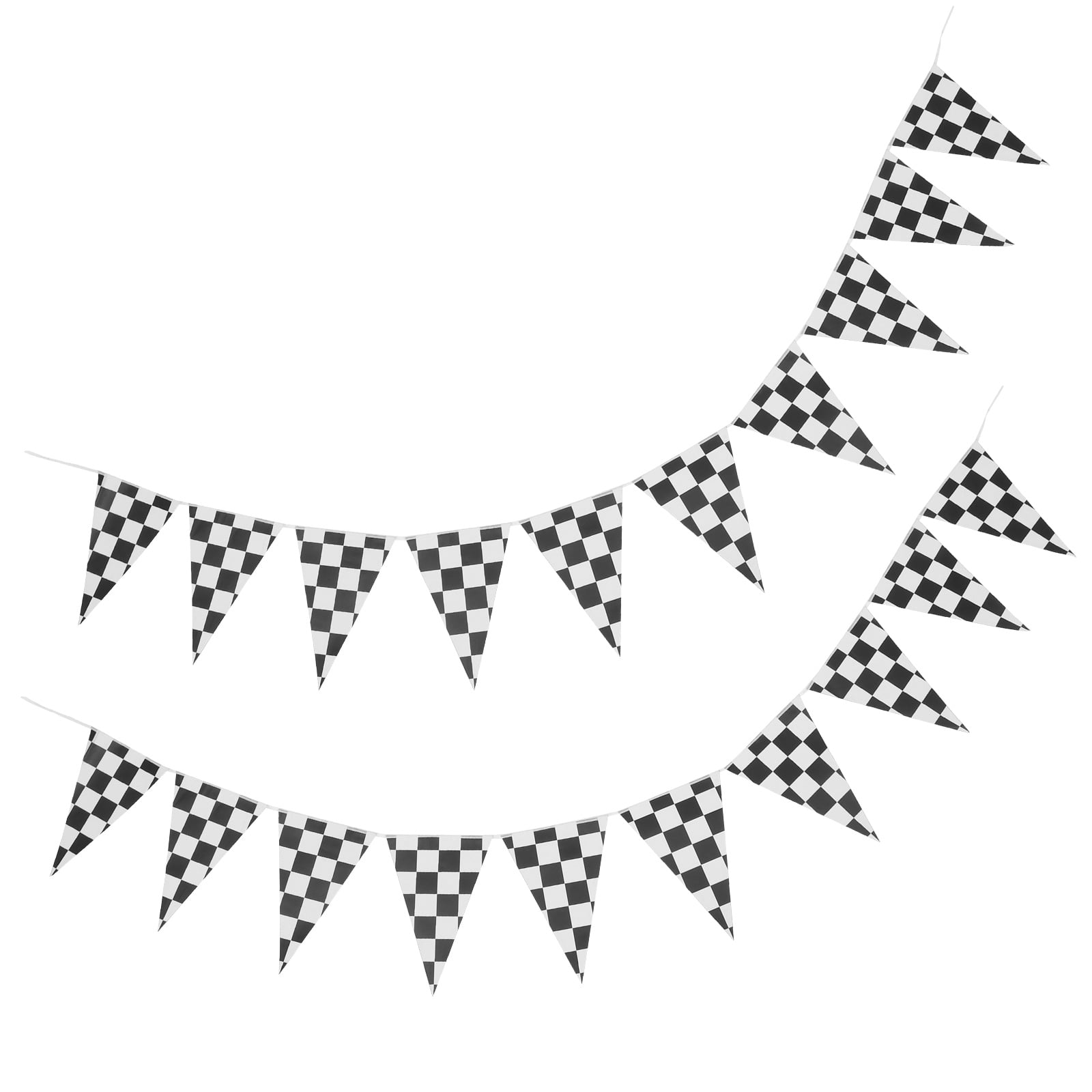IDEANATEGRATE 2 Sets Racing Flag Party Flag Banner Checkered Flag Decor ...