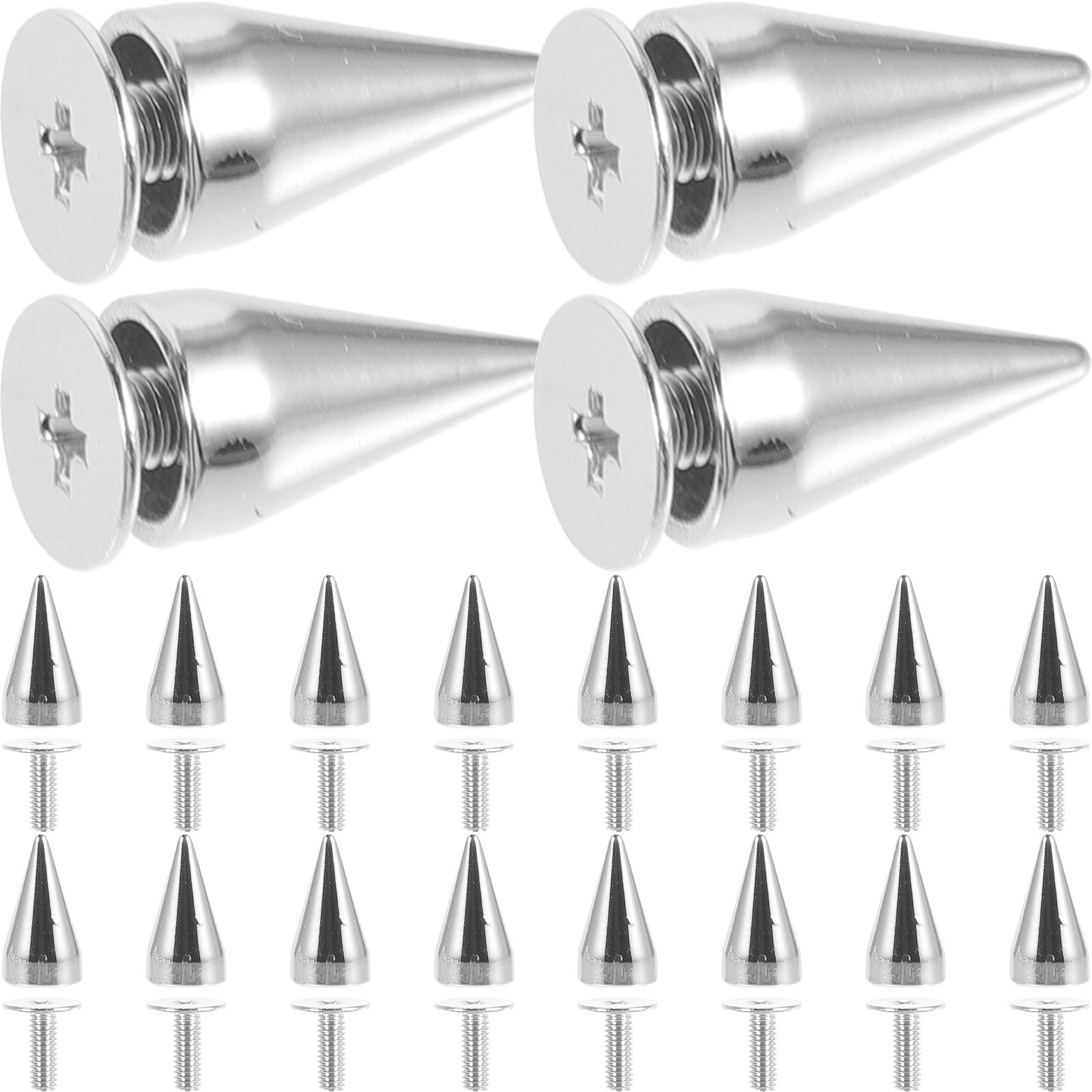 IDEANATEGRATE 20Set Attachable Metal Cone Spikes for Bags and ...