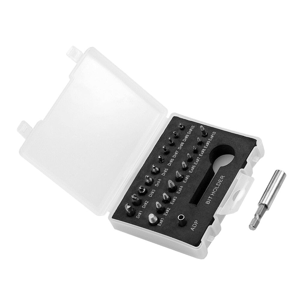IDEANATEGRATE 22Set Broken Screw Remover for Professionals Carbon Steel ...